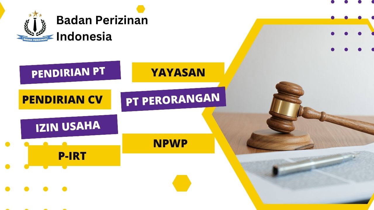 Layanan Izin Usaha, PT Perorangan, Pendaftaran HAKI, Bonus Website Profil dan Email Bisnis ...